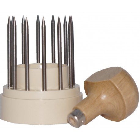 Beading tool set 12 pcs + handle - SAR-Machine Oy